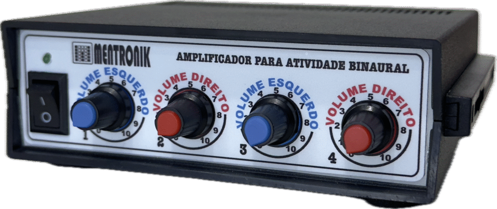 Amplificador para Atividade Binaural - 4 Caixas | Mentronik